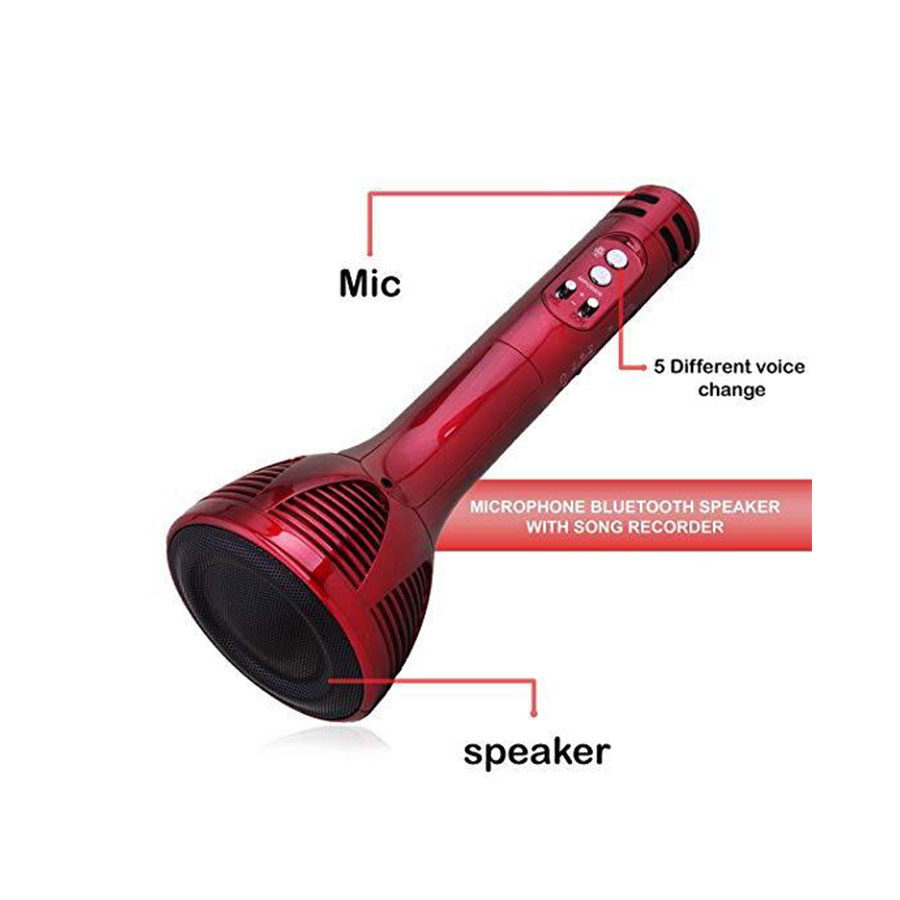 Premium Quality Handheld Wireless Microphone Mike With Audio Recording ...